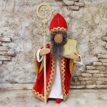 Kunsthandwerk KOLB - Der heilige Nikolaus als Erzählfigur hat einen ...